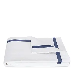 MATOUK Lowell Diamond Matelasse Coverlet, King Steel Blue