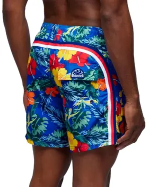 Sundek 7" Floral Boardshorts - Over Sky