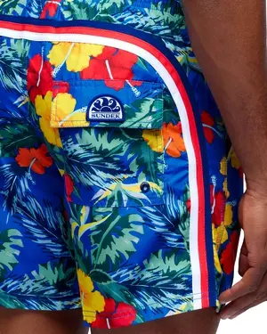 Sundek 7" Floral Boardshorts - Over Sky