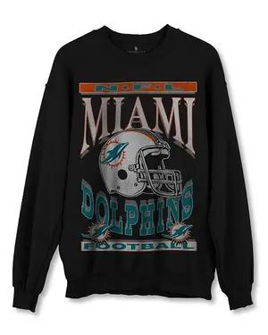 Junk Food Clothing Nfl Fleece Sweatshirt - Miami Dolphins