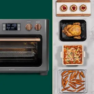 GE APPLIANCES Cafe Couture Countertop Oven With Air Fry - Matte Black