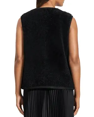 Theory Reversible Shearling Vest