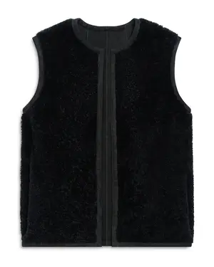 Theory Reversible Shearling Vest