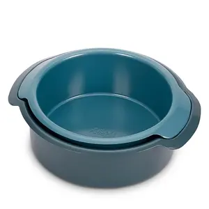 JOSEPH JOSEPH Nest Bake Non-stick Round Cake Pan With Easy Pull Handles, Set Of 2 - Blue