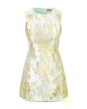 knee length dresses for ladies STAUD Kennedy Dress Metallic Bloom – Shop at the Mix