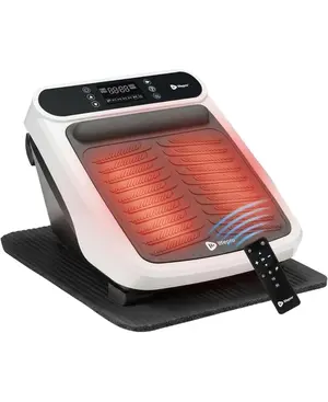 LIFEPRO Foot Massager With Heat For Neuropathy Relief Soothing Calf & Foot Therapy - White