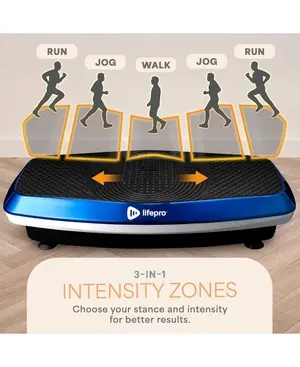 LIFEPRO Hovert 3d Vibration Plate – Dual Motor Oscillation