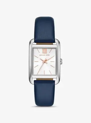 Michael Kors Silver-tone Watch - Blue