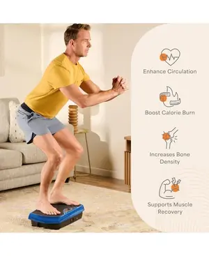 LIFEPRO Vibration Plate With Magnetic Acupoints – Full Body Workout & Lymphatic Drainage Machine