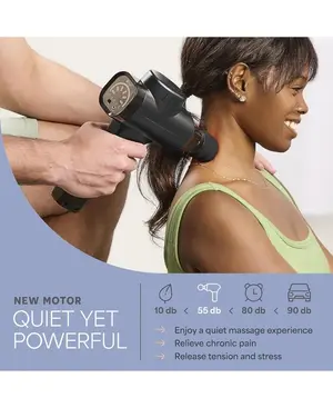 LIFEPRO Percussion Massage Gun For Athletes - Black