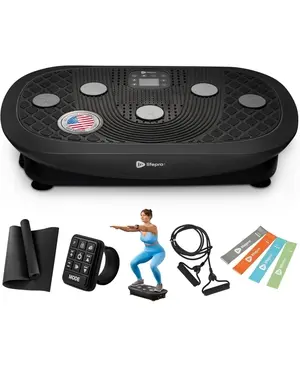 LIFEPRO Rumblex Plus 4d Vibration Plate – Triple Motor - Black