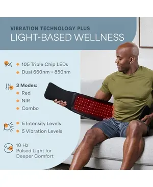 LIFEPRO Red Light Therapy Belt - Black