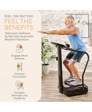 LIFEPRO Vibration Plate With Handles – Exercise Machine For Balance