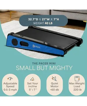 LIFEPRO 30in Portable Under Desk Mini Treadmill – Compact Walking Pad