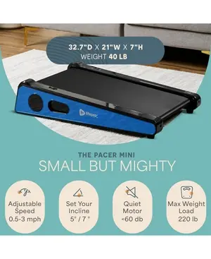 LIFEPRO 30in Portable Under Desk Mini Treadmill – Compact Walking Pad