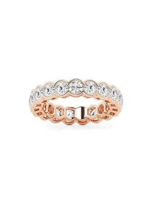 LAB GROWN DIAMONDS 14k Rose Gold & Round Lab-grown Diamond Eternity Band/2.00-5.00 Tcw - 3 Tcw