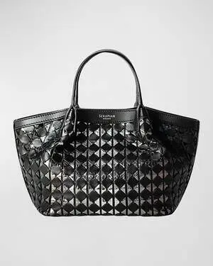 SERAPIAN Serapian Mini Secret Mosaic Snakeskin Bag - Flare