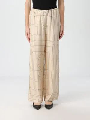 TOTEME Toteme Wide Leg Trousers Beige