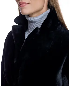MAXIMILIAN Shearling Lamb Coat