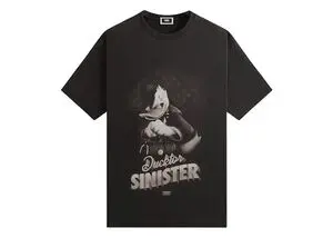 Kith Disney Donald Duck Sinister Vintage Tee Shirt - Black