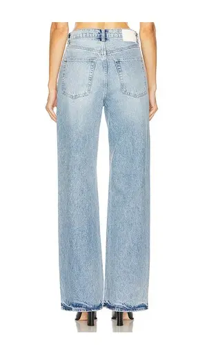 GRLFRND Katya Seamed Loose Wide Leg Jeans
