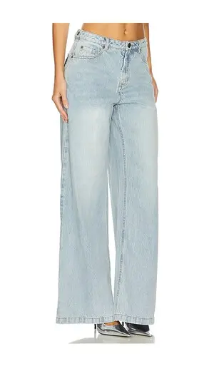 MARRKNULL Hollow Out Wide Leg Jeans