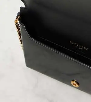 Saint Laurent Cassandre Patent Leather Phone Pouch