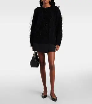 Valentino Garavani Embroidered Wool Pullover