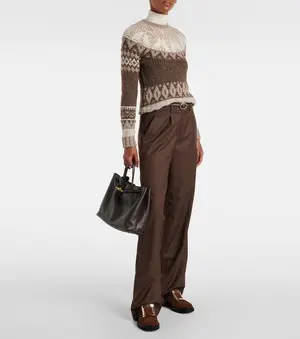 ROGER VIVIER Suede Loafers - Brown