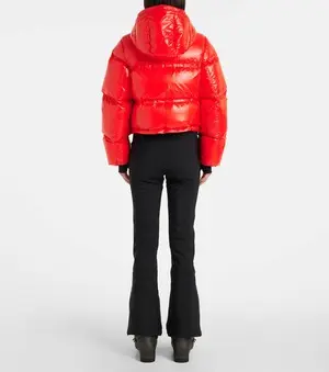 Aztech Mountain Minnie Nuke Suit Down Jacket - Red