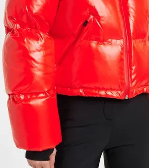 Aztech Mountain Minnie Nuke Suit Down Jacket - Red