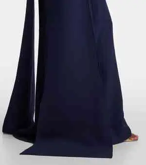Safiyaa Ginevra Caped Crepe Gown