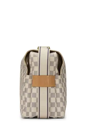 LOUIS VUITTON Damier Azur Naviglio Messenger Bag - White