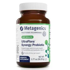 METAGENICS Ultraflora Synergy Probiotic Powder 50 Grams - One-color