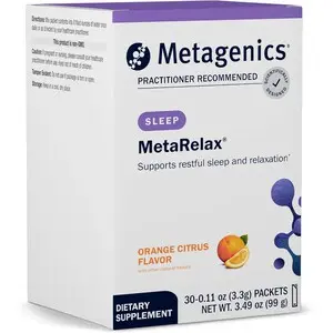 METAGENICS Metarelax Orange Citrus Flavor 30 Packets - One-color