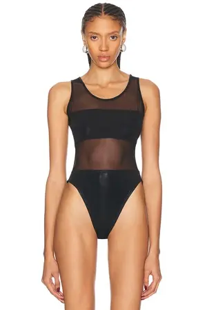 Norma Kamali Dash Dash Mio Bodysuit