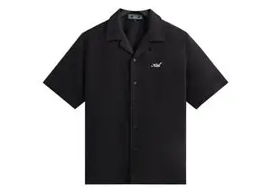 Kith Silk Cotton Thompson Camp Collar Shirt - Black