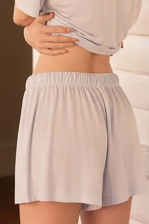 Eberjey Gisele Everyday Relaxed Shorts - Sky