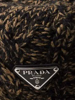 Prada Mélange Wool Bucket Hat