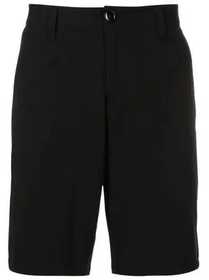 Armani Exchange Logo-plaque Bermuda Shorts - Black