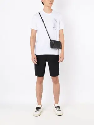 Armani Exchange Logo-plaque Bermuda Shorts