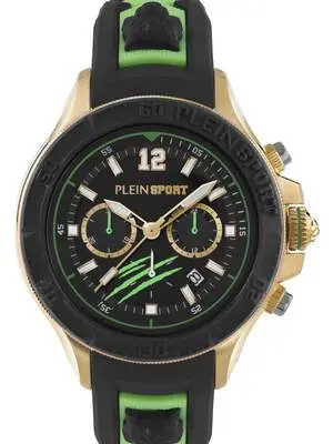 PLEIN SPORT 47.5mm Chronograph Watch - Black