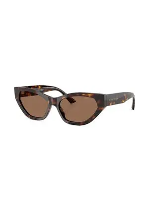 JIMMY CHOO Logo-print Sunglasses - Brown