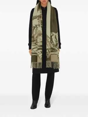 Burberry Tower Bridge Cashmere Scarf