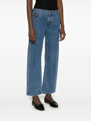 Khaite Kerrie Straight-leg Jeans - Blue