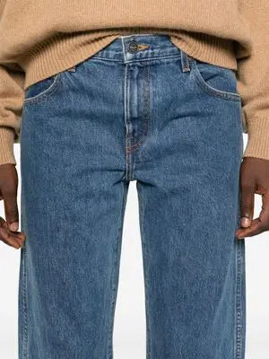 Khaite Kerrie Straight-leg Jeans - Blue
