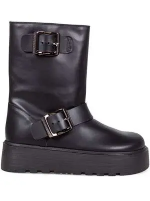 Casadei Leather Mid-calf Boots