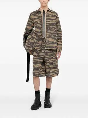 JIL SANDER Printed Zip-up Overshirt