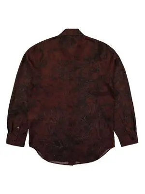 Yohji Yamamoto Graphic-print Shirt - Red