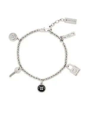 Marc Jacobs Button Charm Bracelet - Silver